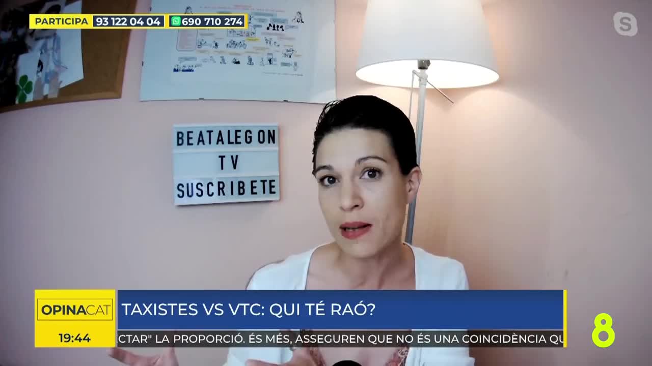 📺 BEA TALEGÓN DEFIENDE AL SECTOR DEL TAXI 🚖 – Euskalnews TV